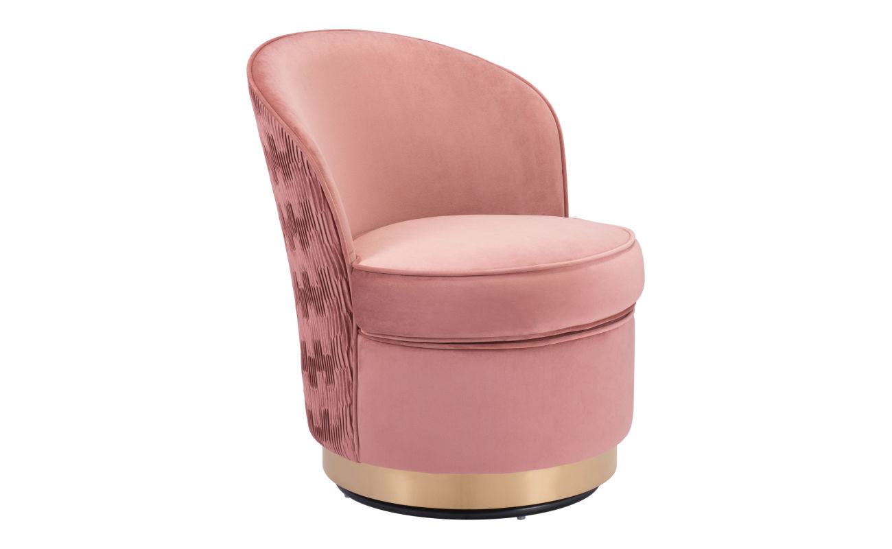 Zelda Accent Chair Pink | Yolo & Co