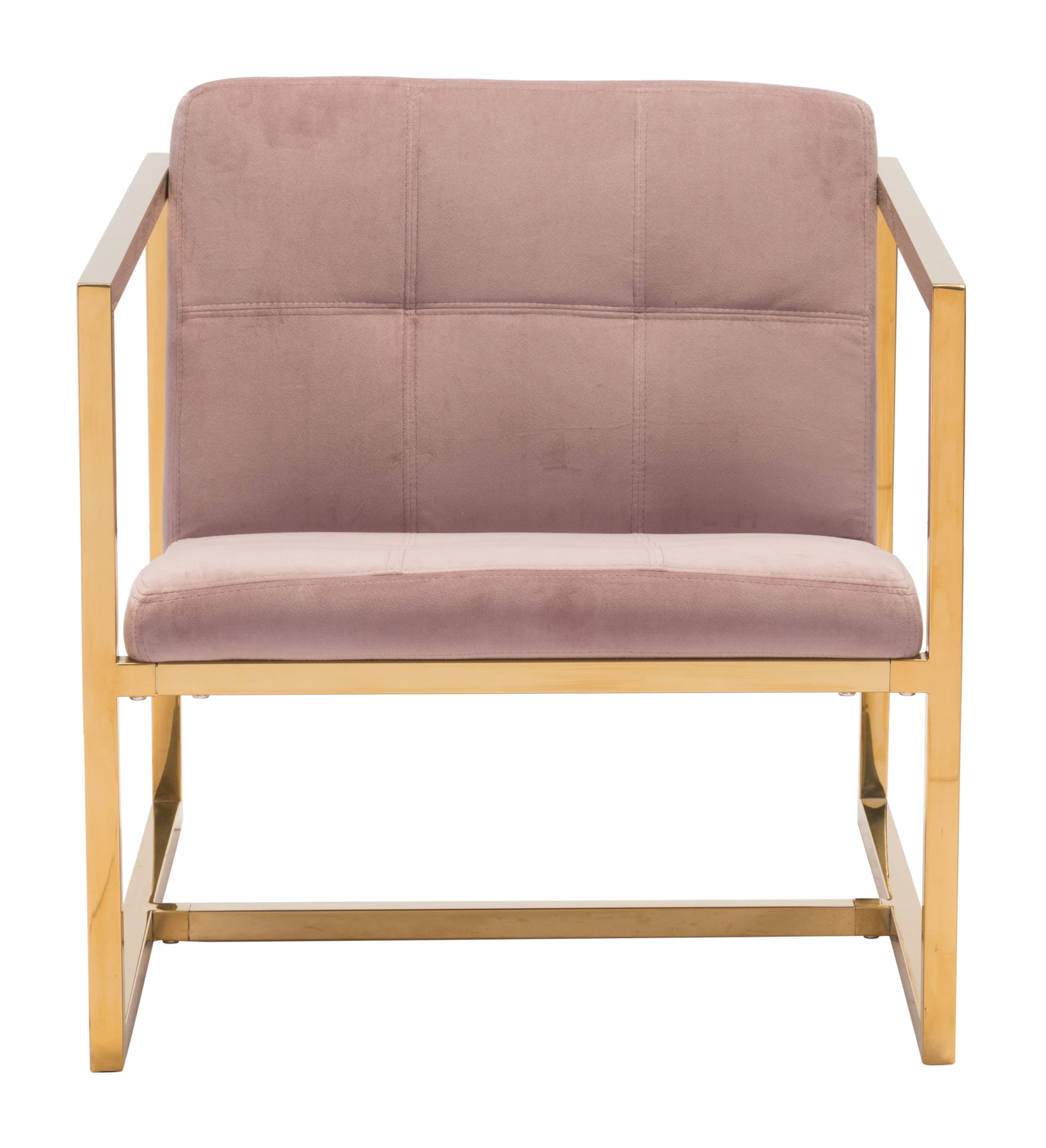 Alt Arm Chair Pink & Gold | Yolo & Co