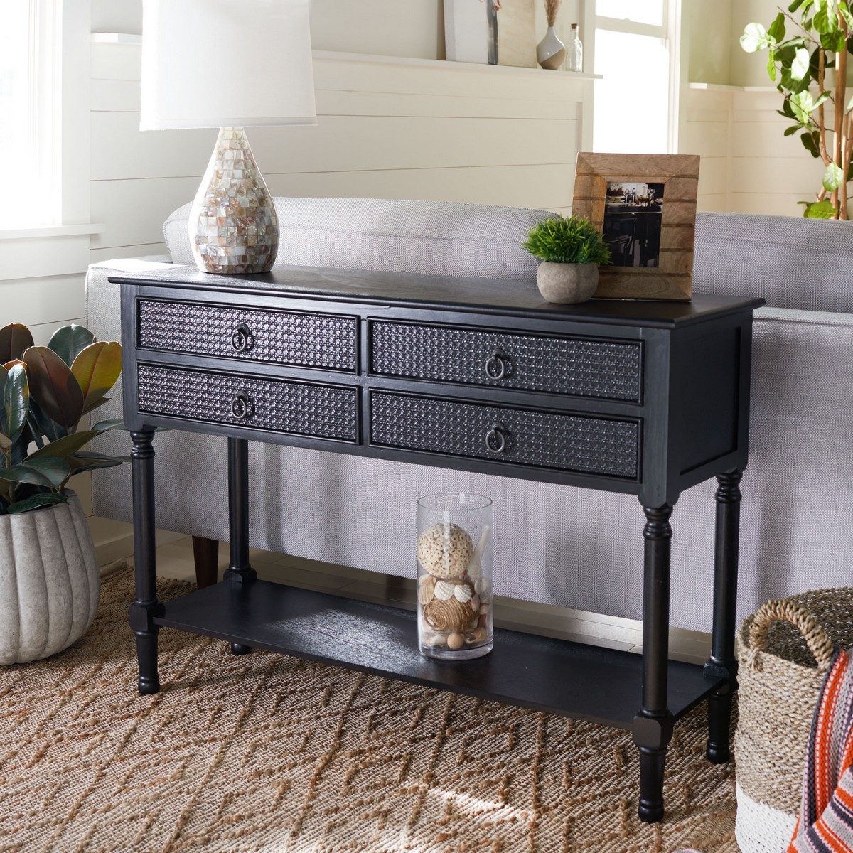 Haines 4Drw Console Table | Yolo & Co
